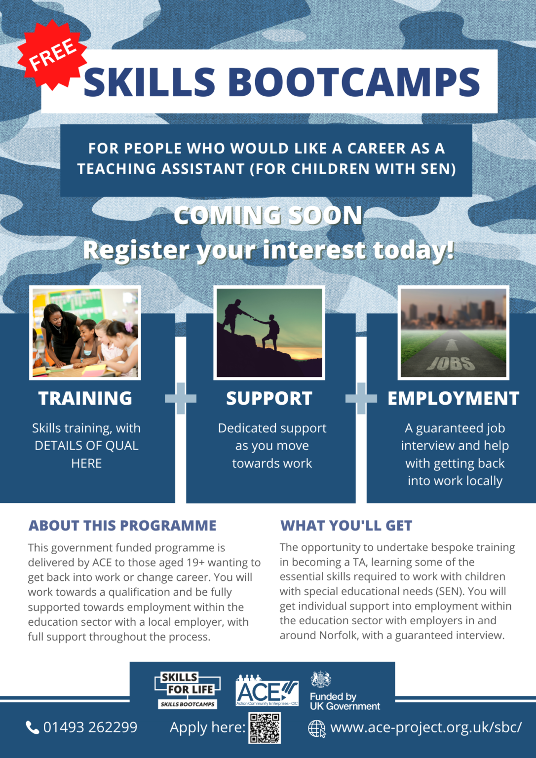 Action Community Enterprises C I C | Norwich,Norfolk | SKILLS BOOTCAMPS