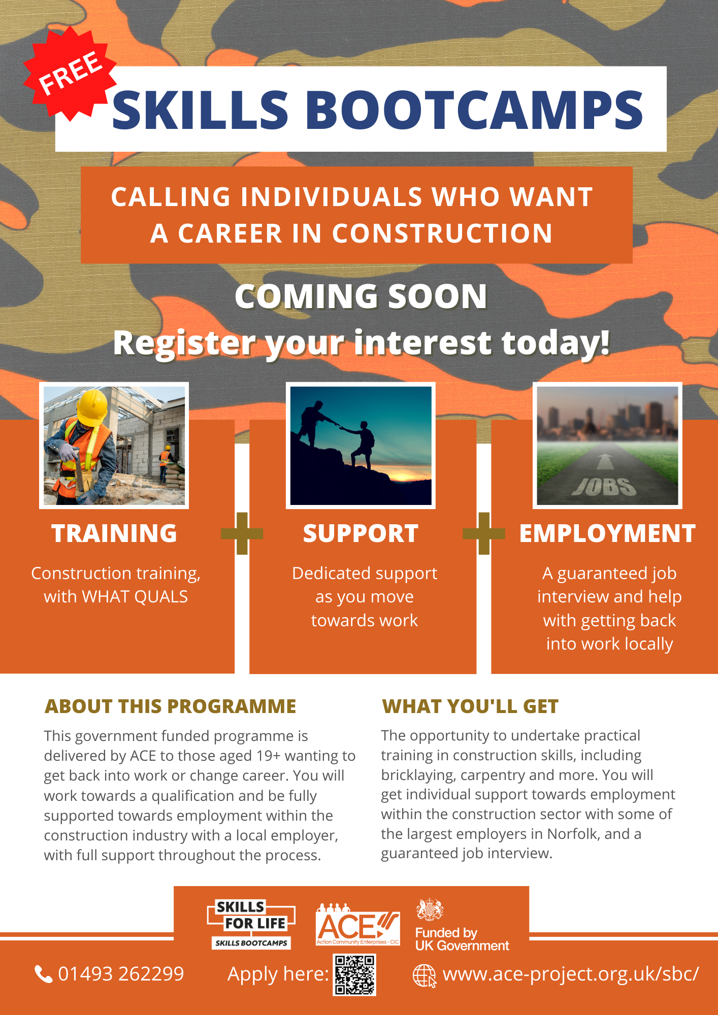 Action Community Enterprises C I C | Norwich,Norfolk | SKILLS BOOTCAMPS